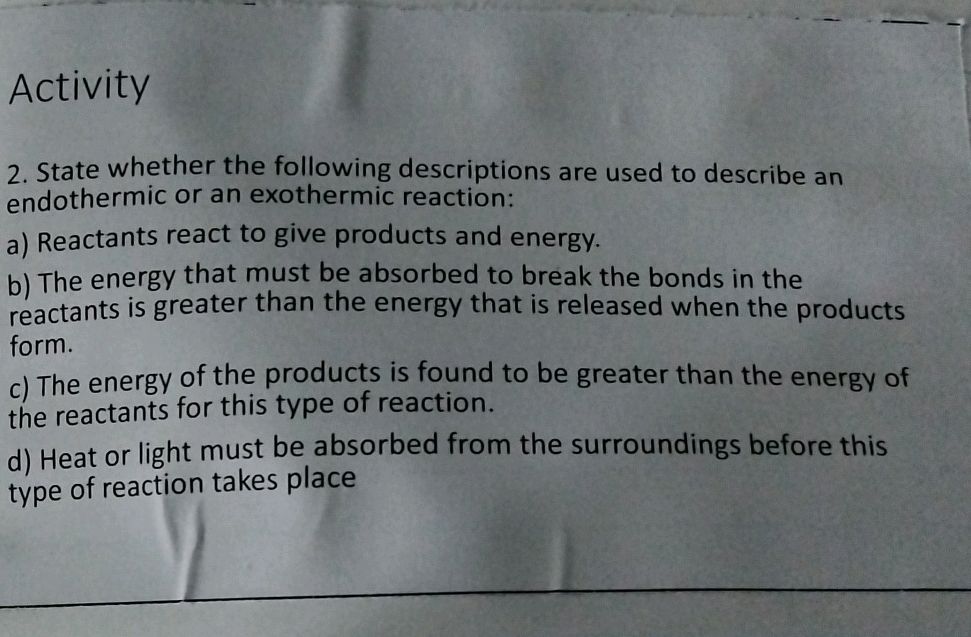 2. State whether the following descriptions | StudyX