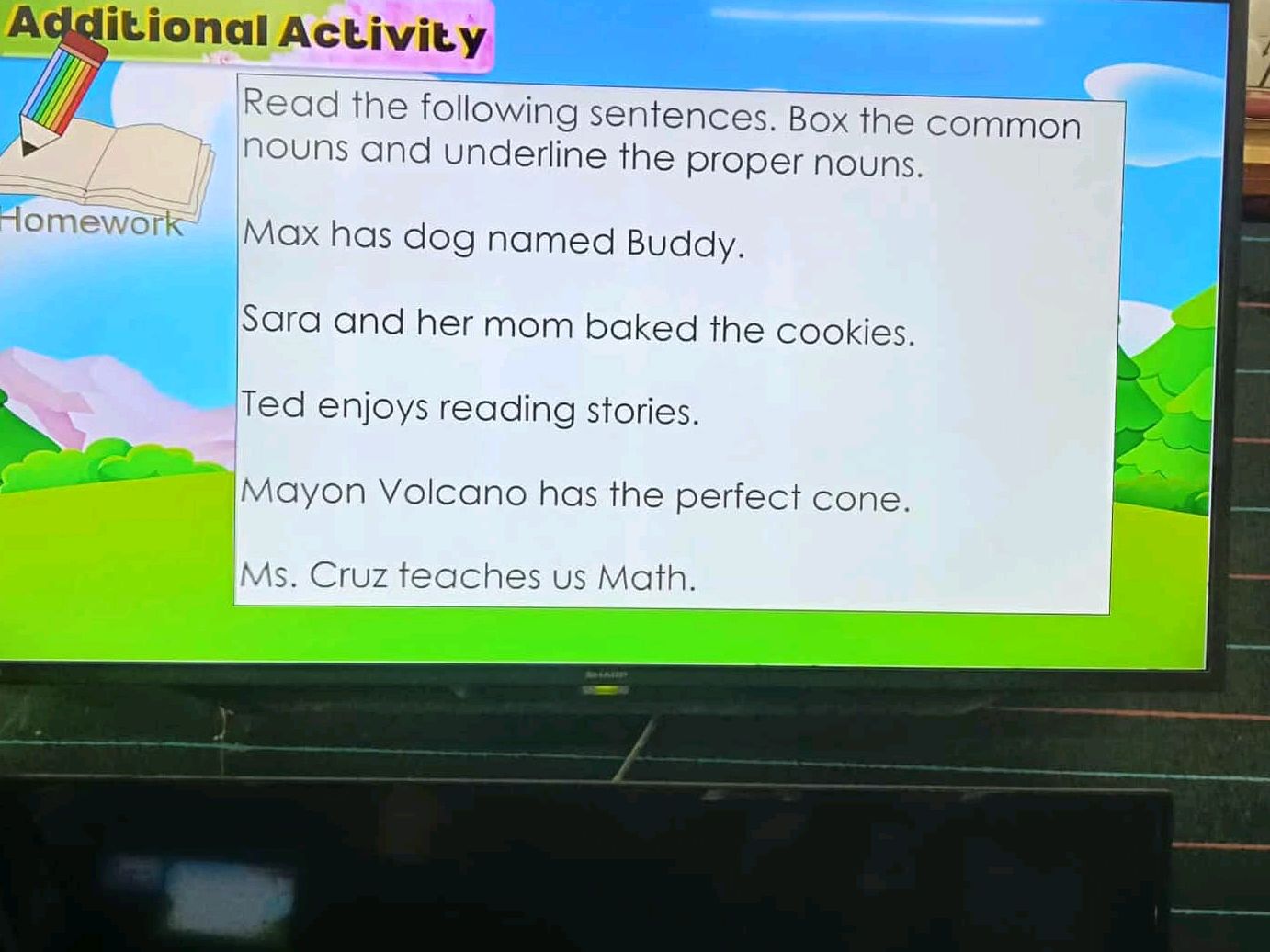 Read the following sentences. Box the common | StudyX