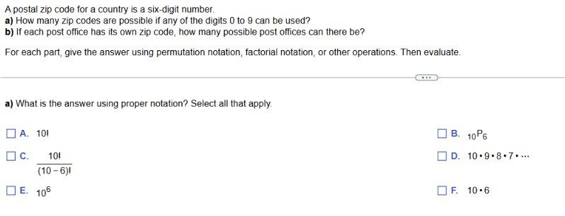 A postal zip code for a country is a | StudyX