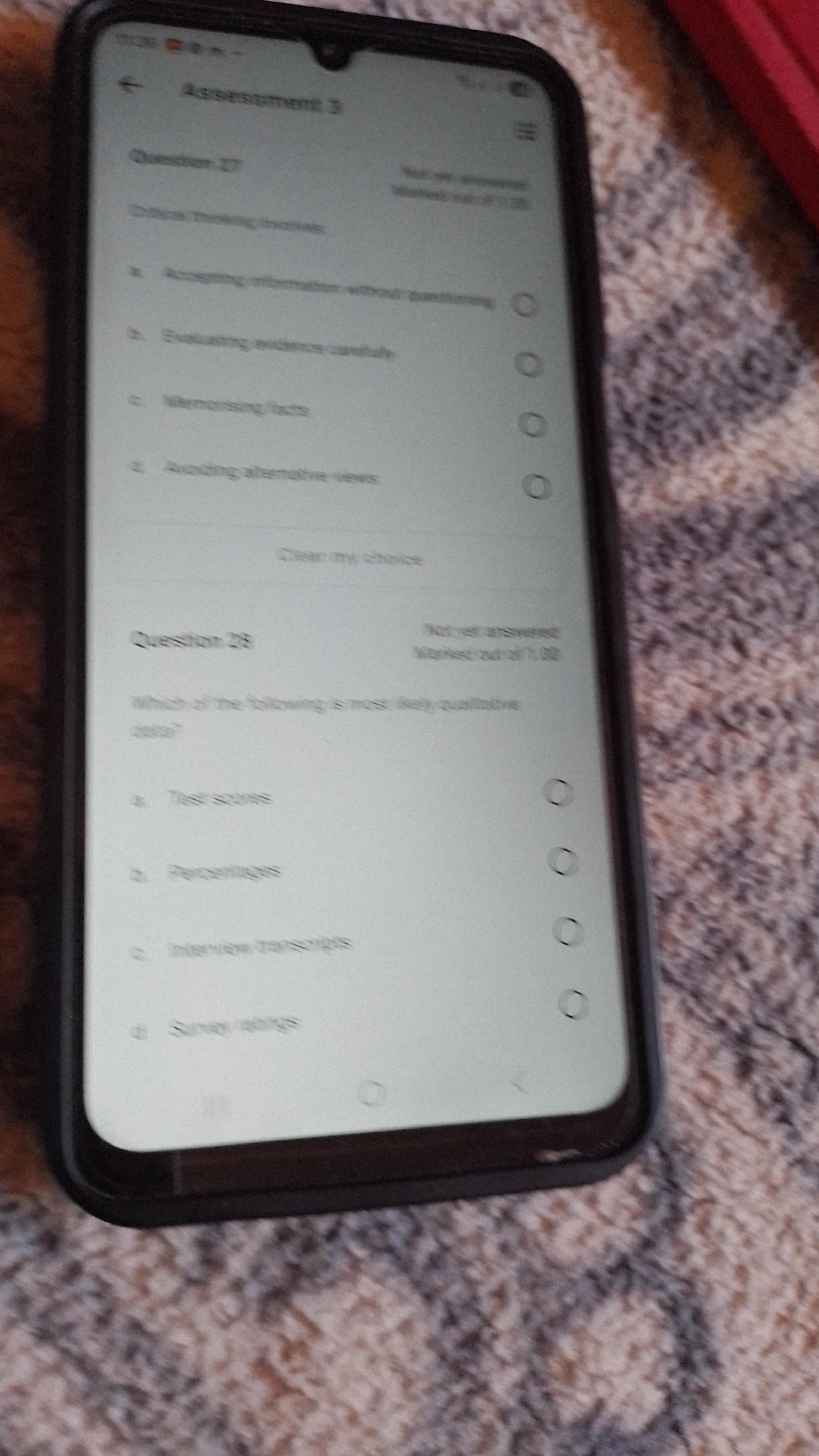 Which of the following is most likely