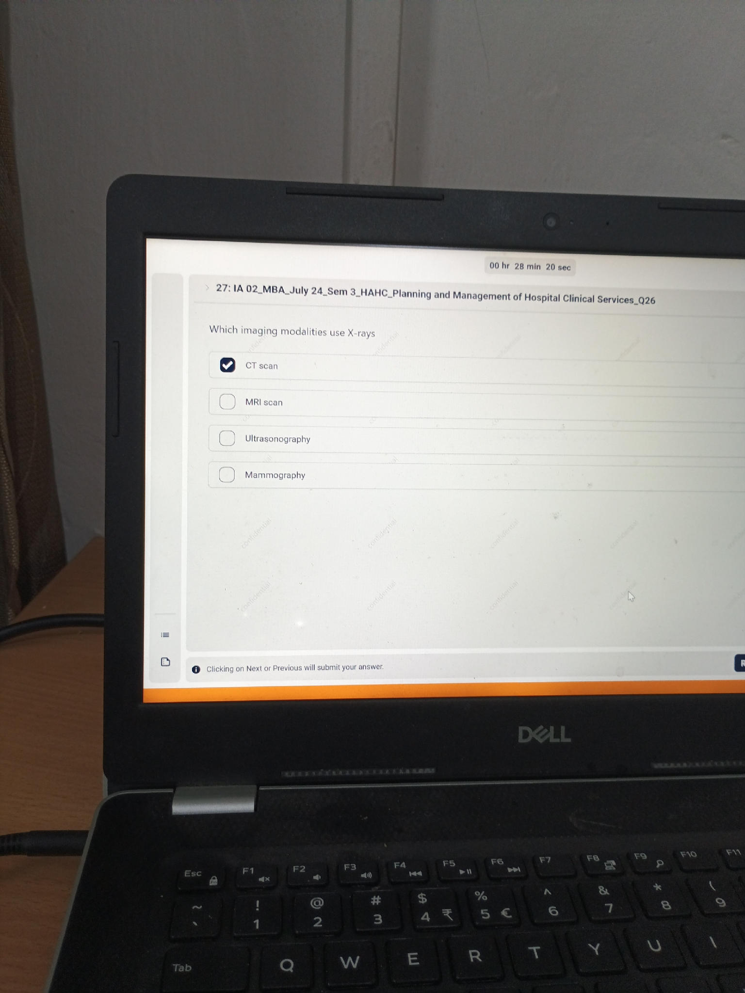 Which imaging modalities use X-rays CT scan | StudyX