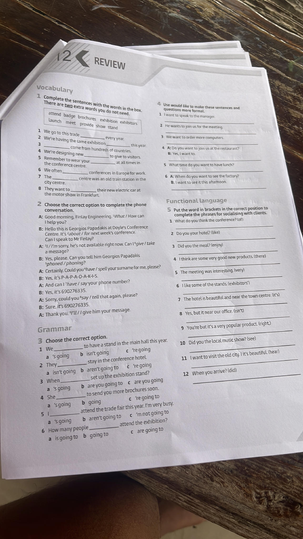 **2 Choose the correct option to complete | StudyX