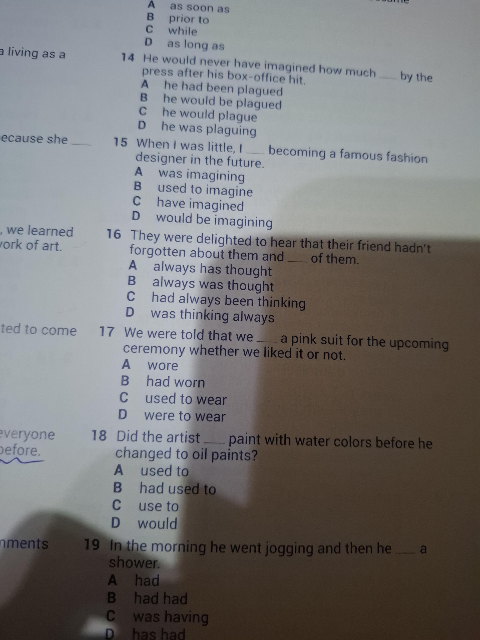 When I was little, I ___ becoming a famous | StudyX