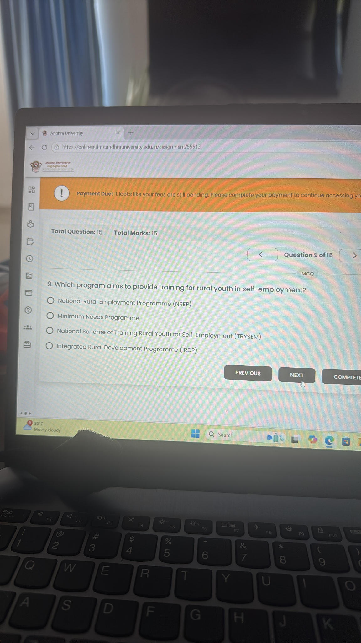 9. Which program aims to provide training | StudyX