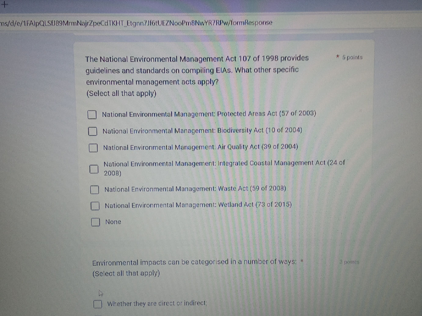 The National Environmental Management Act | StudyX