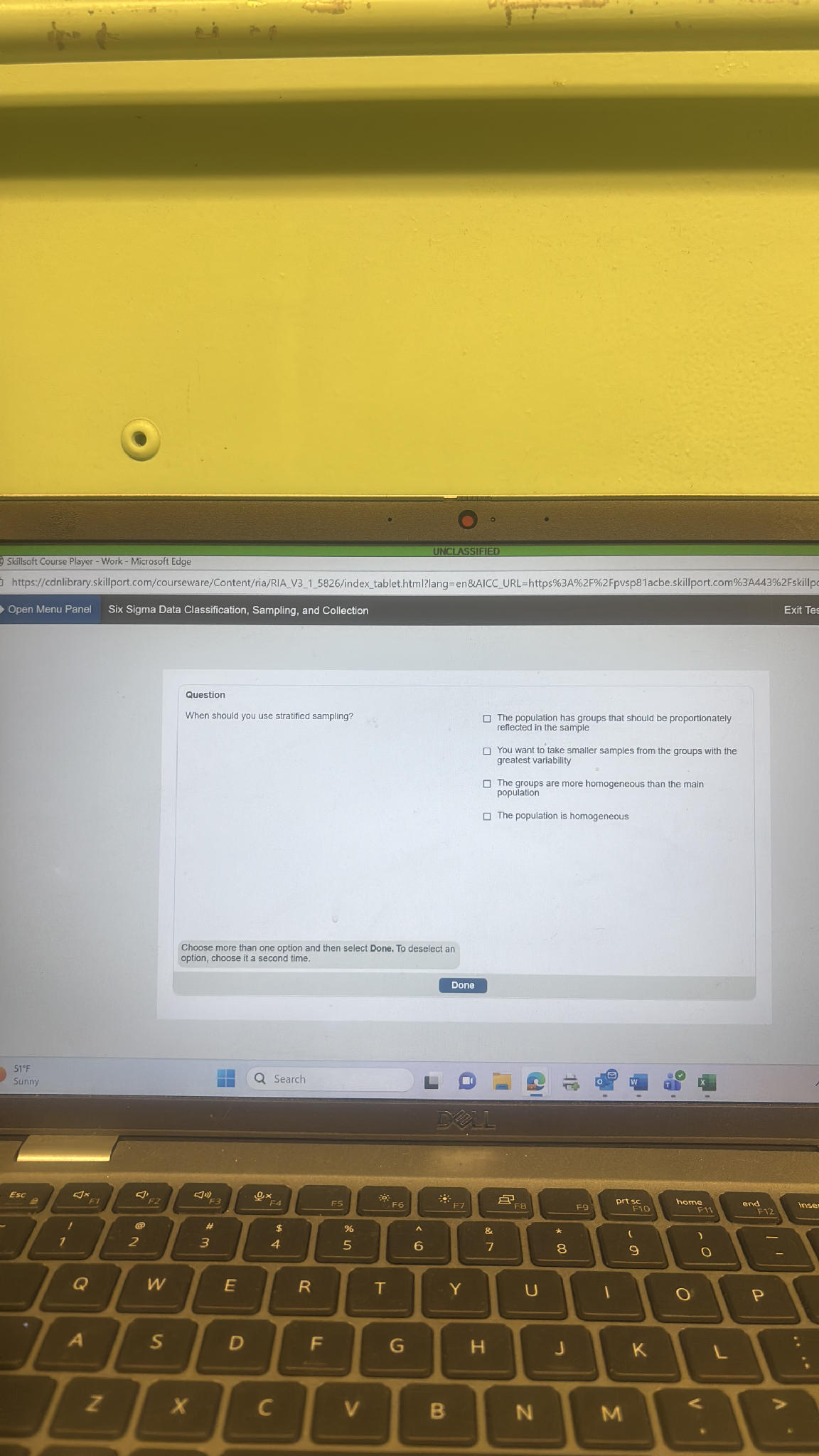 Question When should you use stratified | StudyX