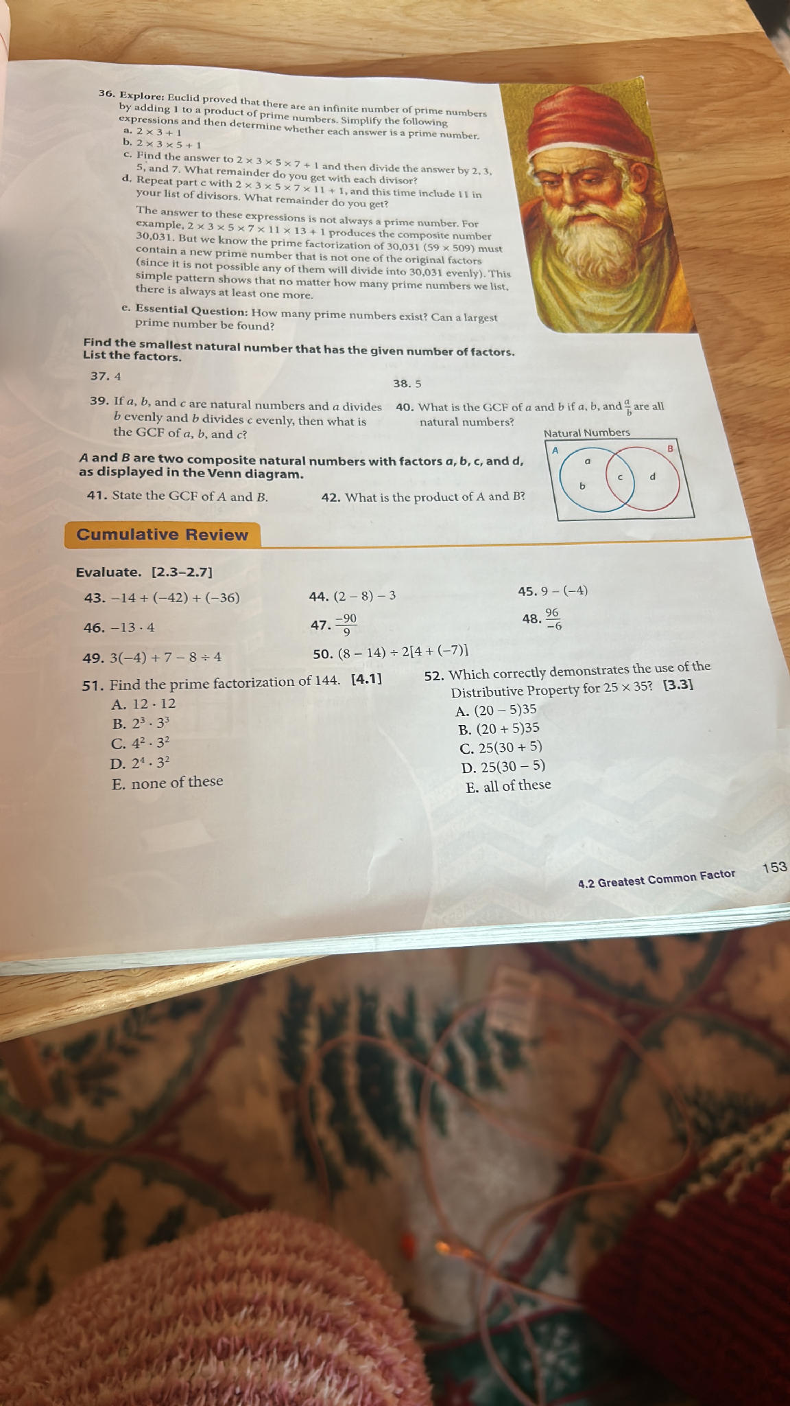 36. Explore: Euclid proved that there are an | StudyX