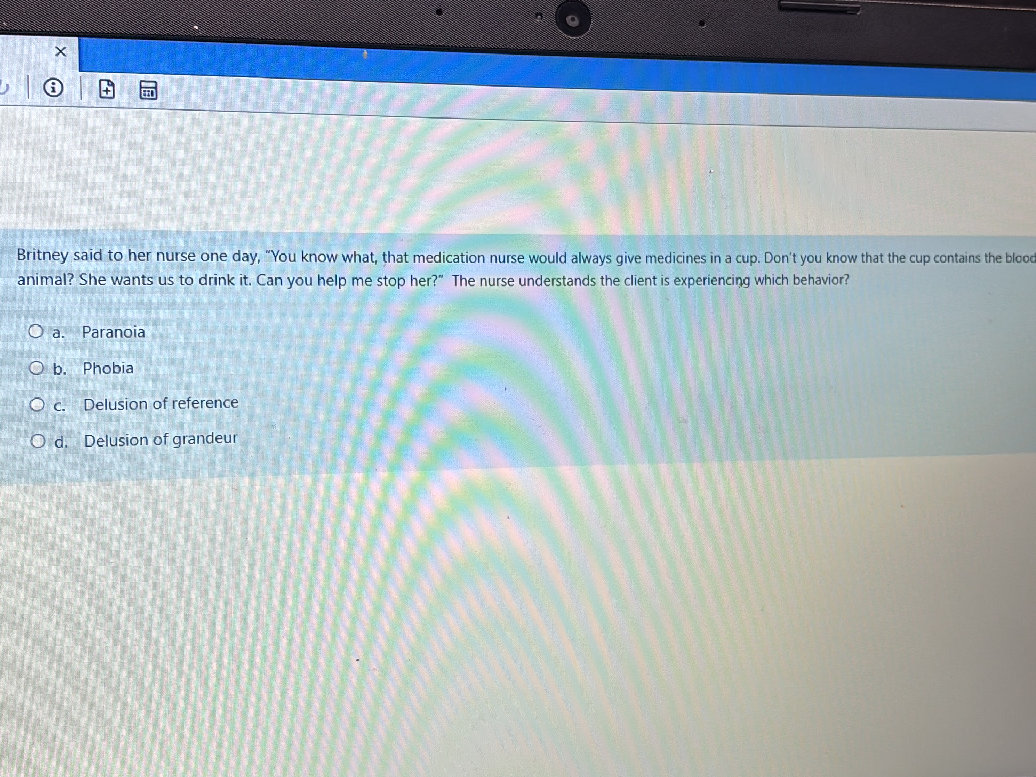 Britney said to her nurse one day, "You know | StudyX