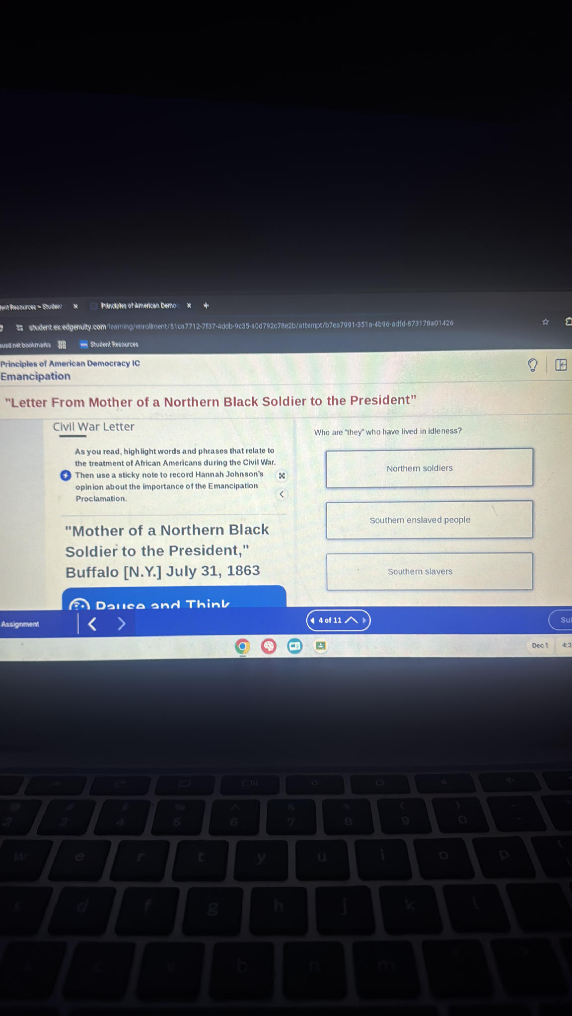 Principles of American Democracy IC | StudyX