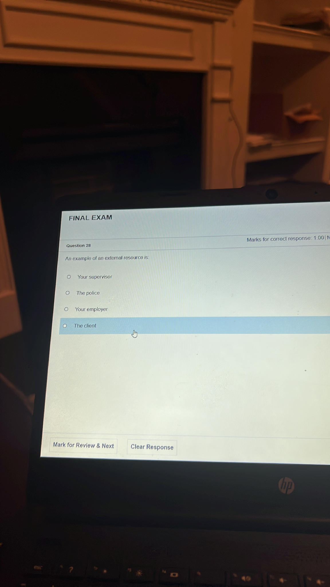An example of an external resource is: * | StudyX