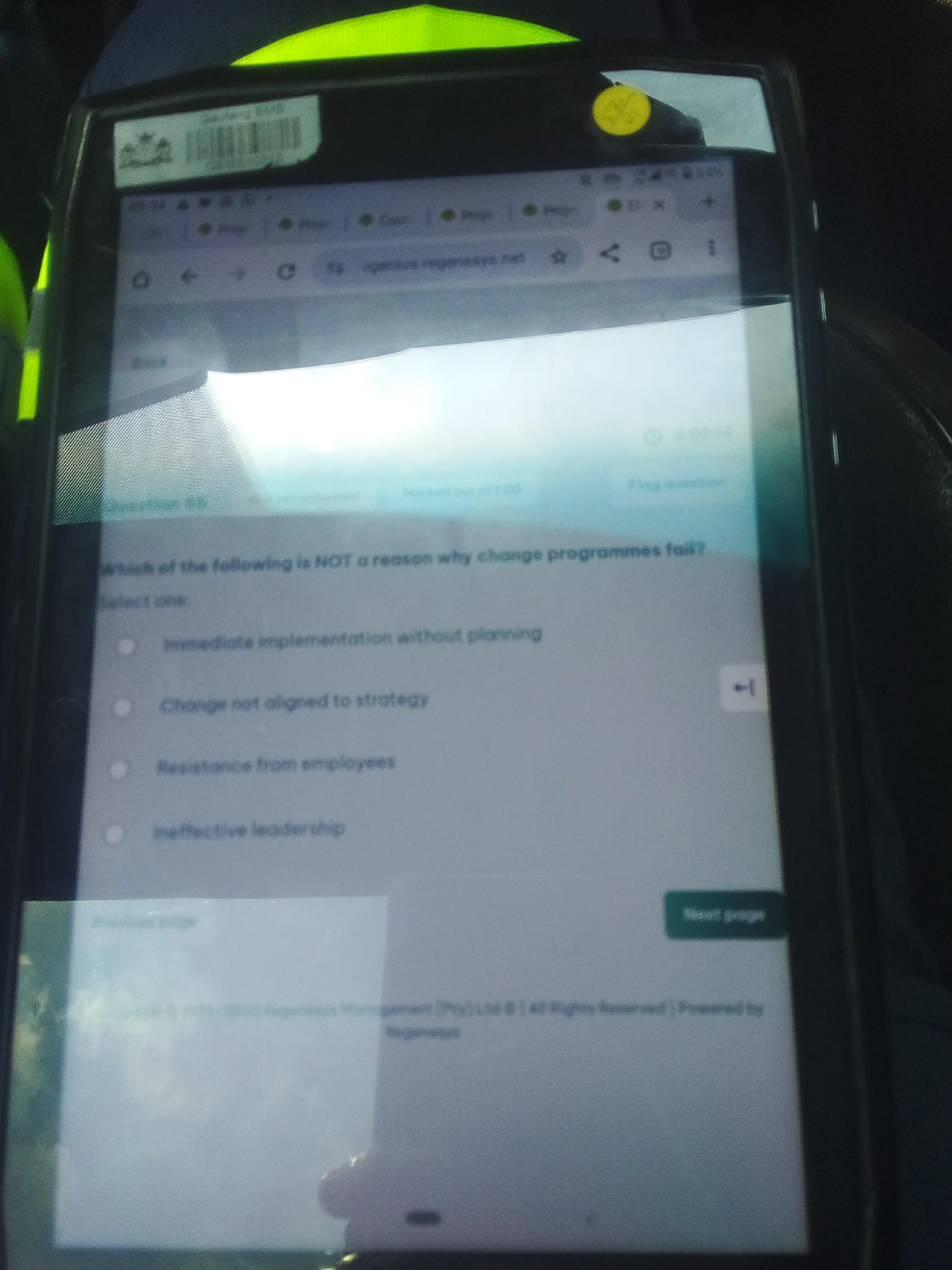 Which of the following is NOT a reason why | StudyX