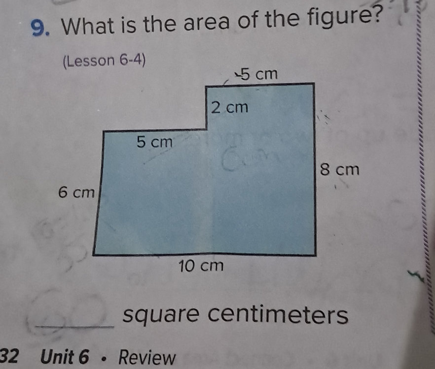 What is the area of the figure? (Lesson | StudyX