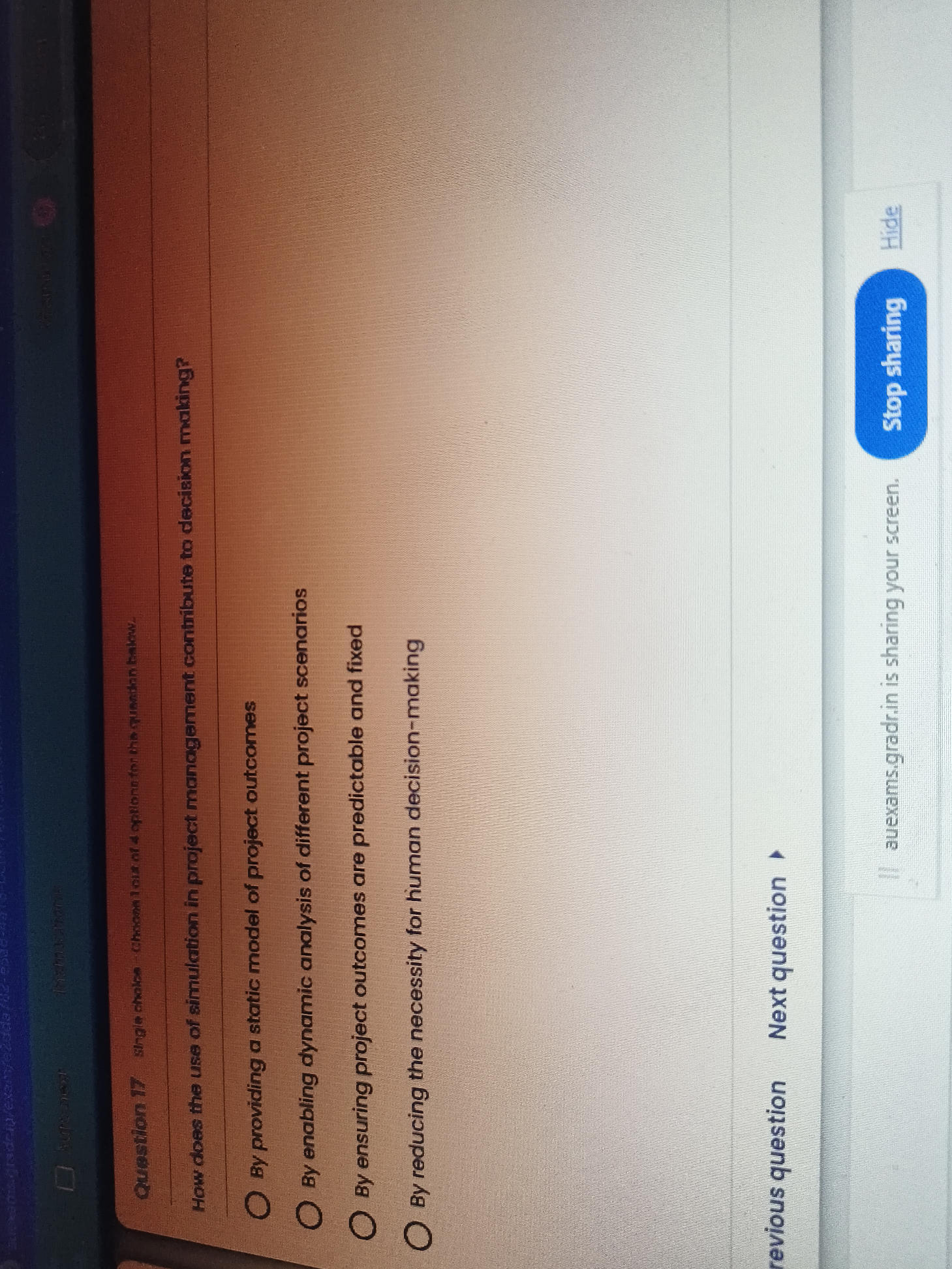 How does the use of simulation in project | StudyX