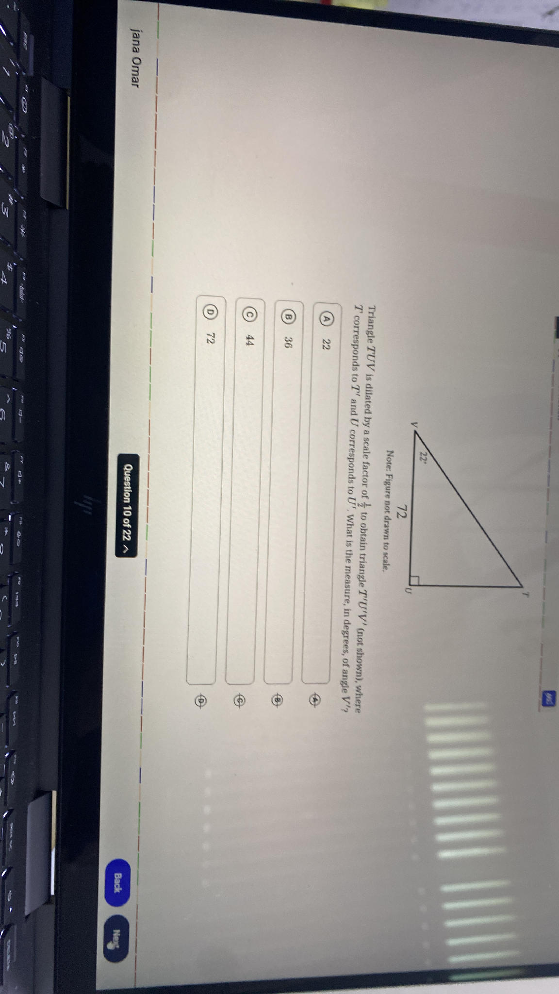 Note: Figure not drawn to scale. Triangle | StudyX