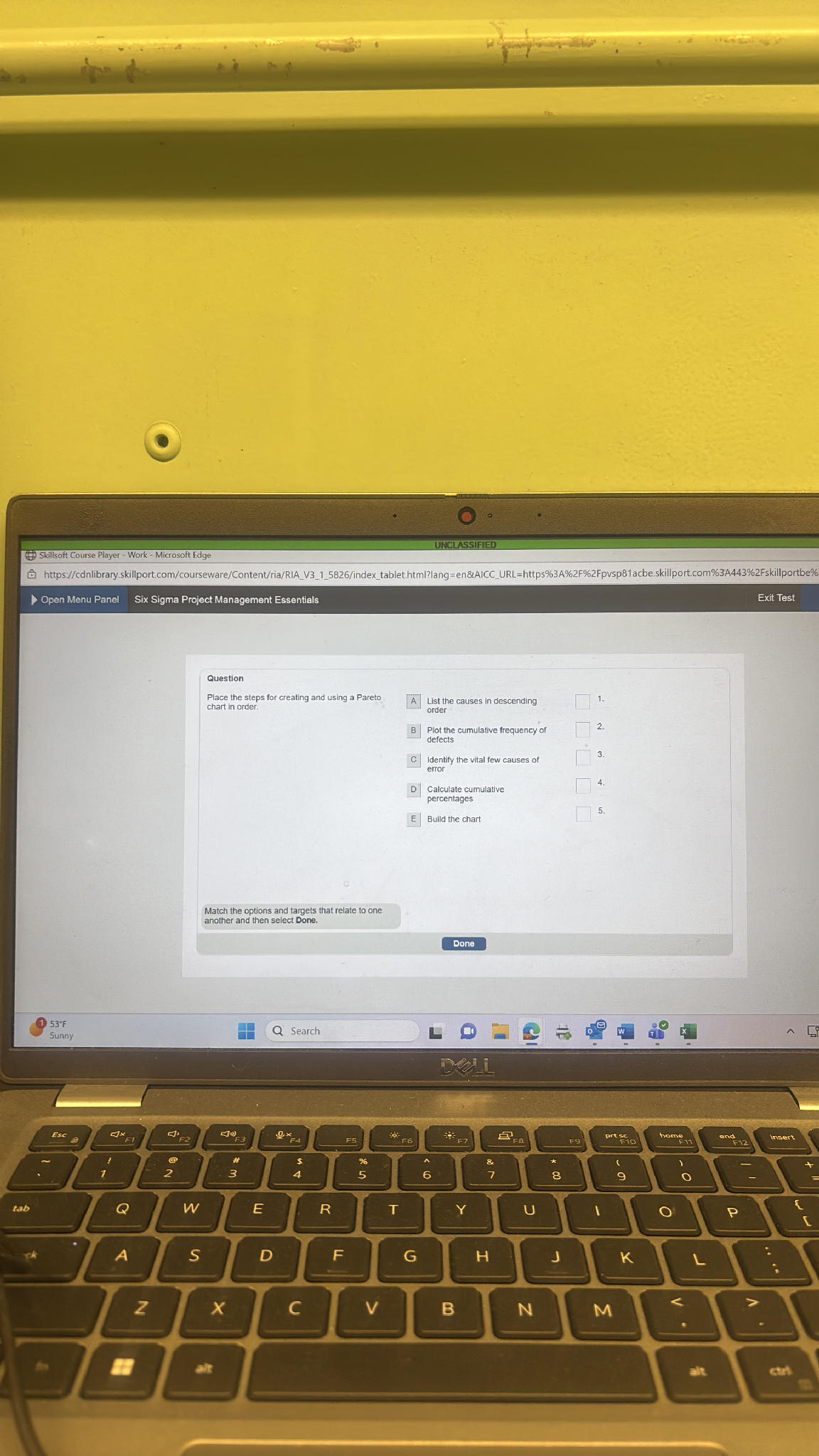 Question Place the steps for creating and | StudyX
