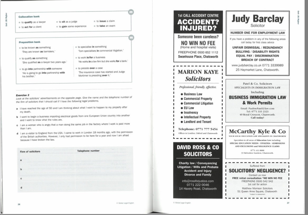Look at the solicitors' advertisements on | StudyX
