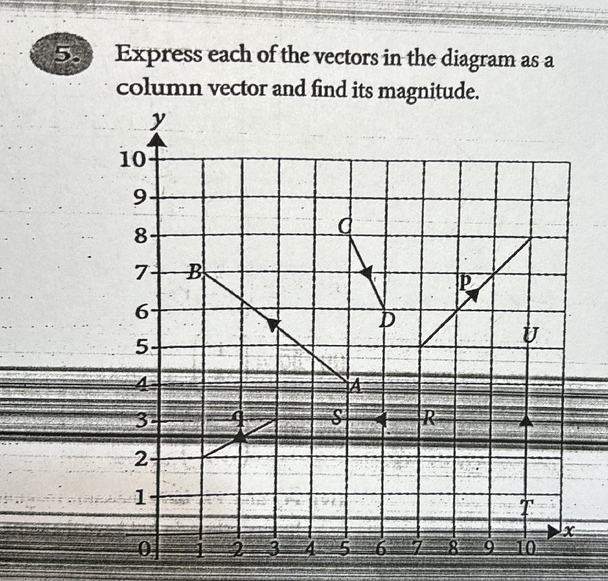 Express each of the vectors in the diagram | StudyX