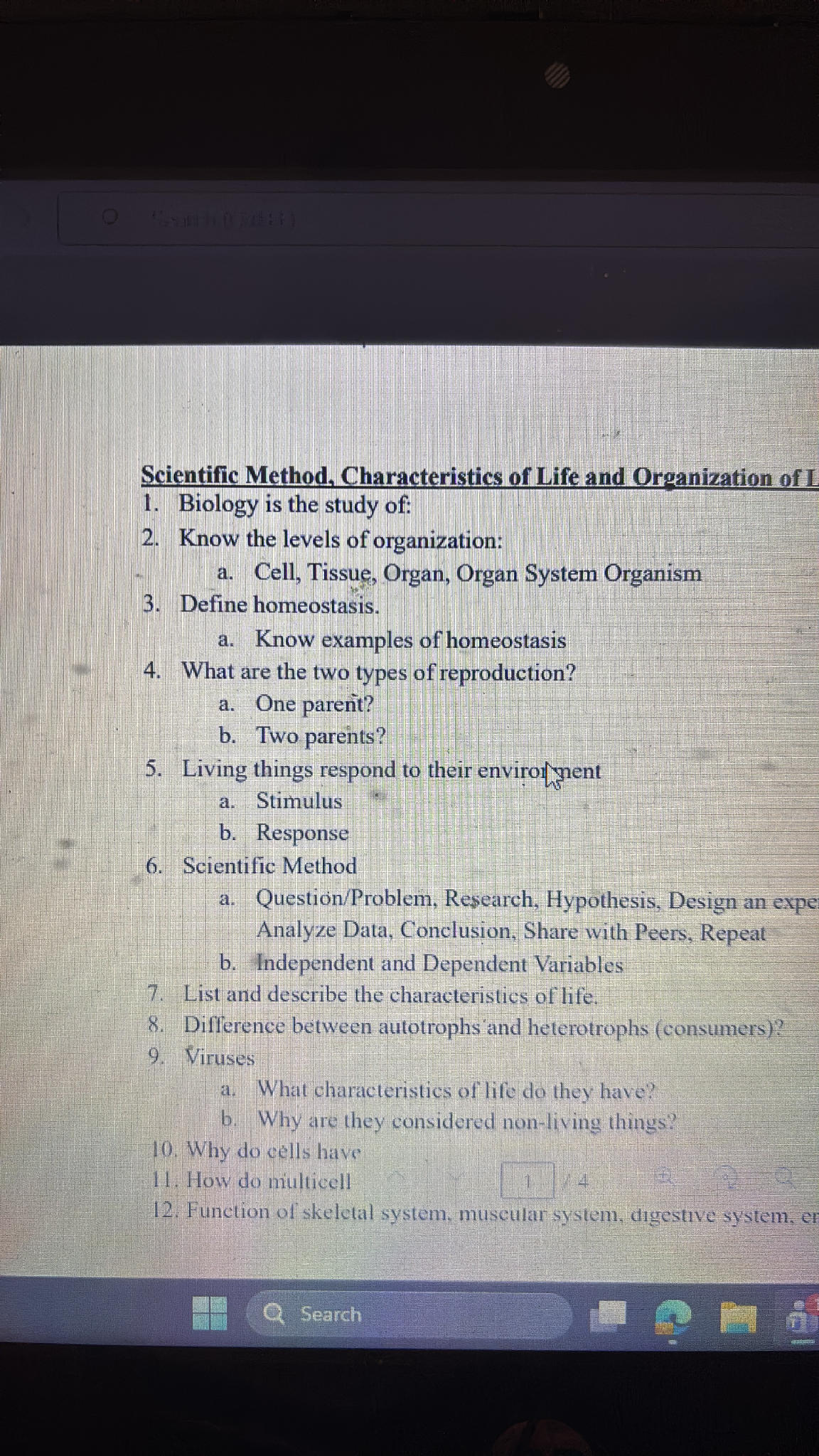 4. What are the two types of reproduction? | StudyX