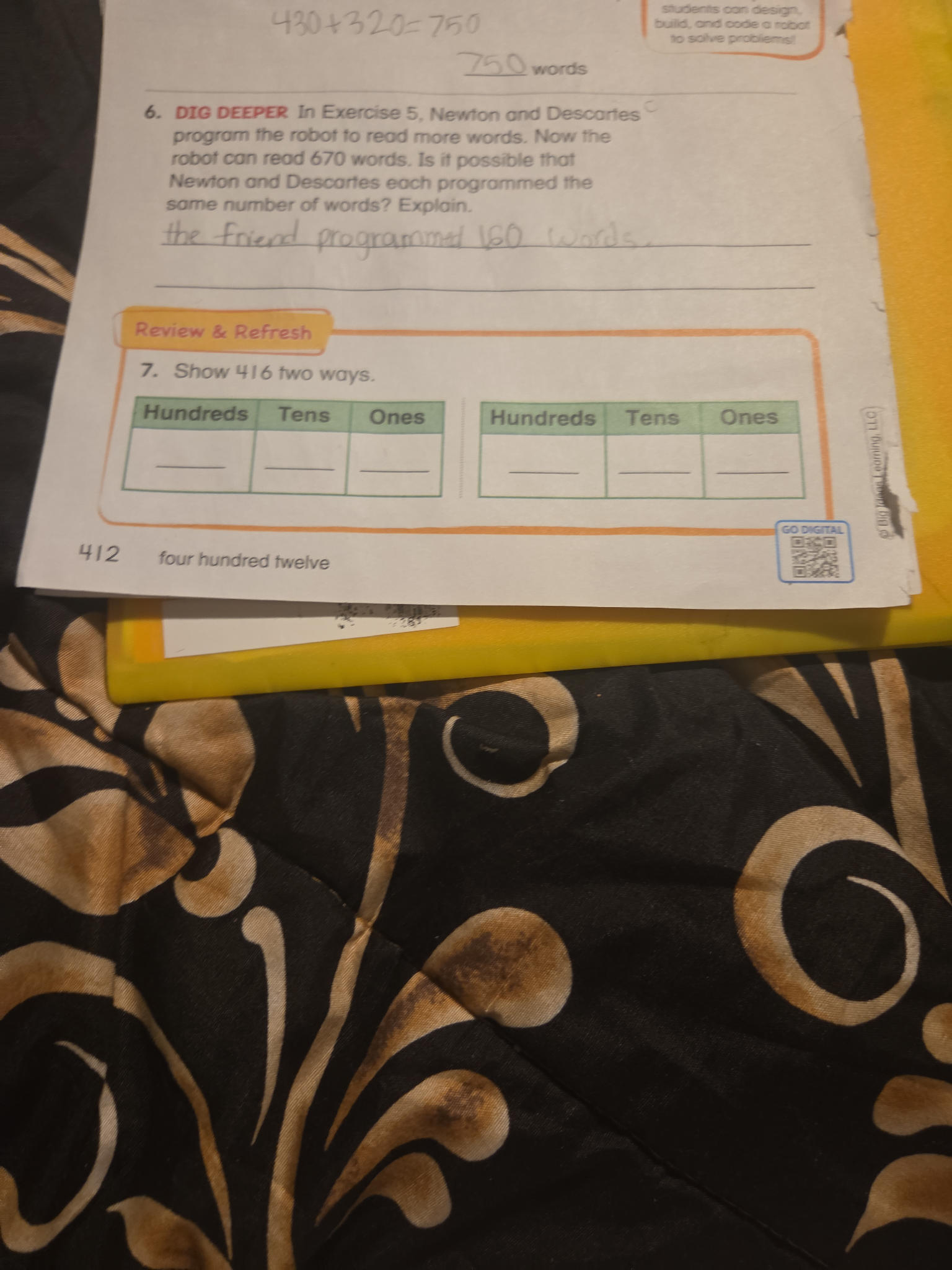 DIG DEEPER In Exercise 5, Newton and | StudyX