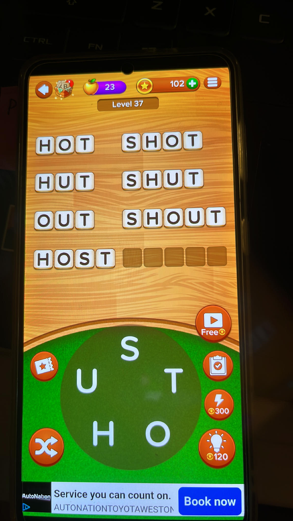 Level 37 Word Puzzle: Complete the word list | StudyX