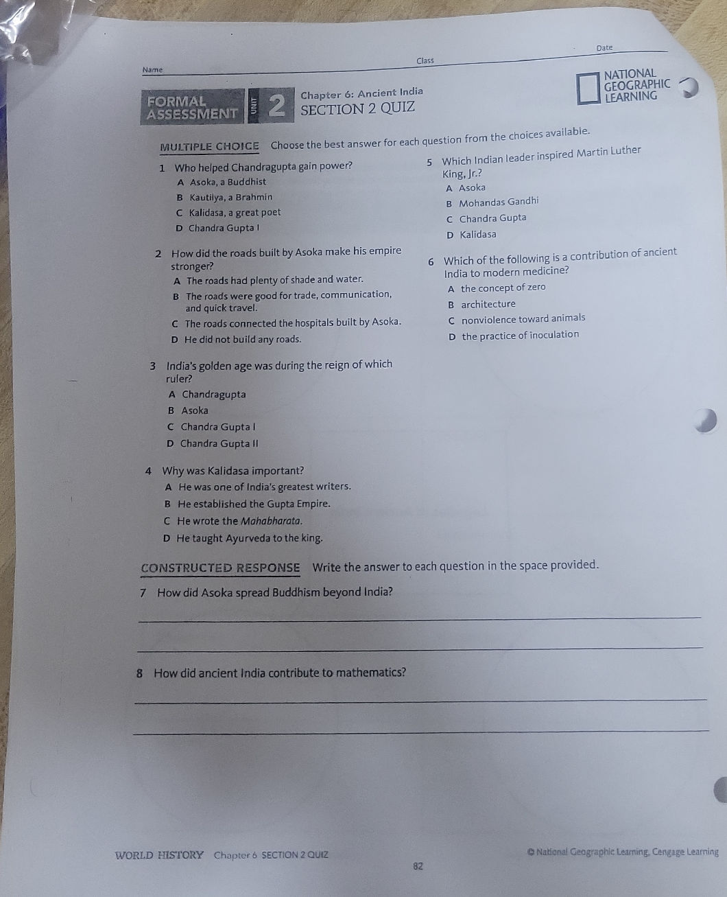 3 India's golden age was during the reign of | StudyX