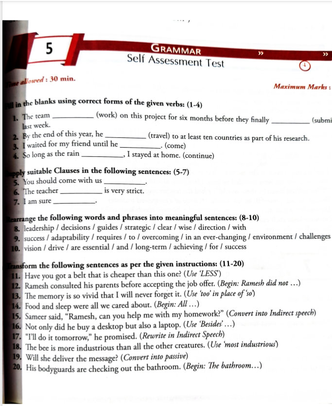 Fill in the blanks using correct forms of | StudyX