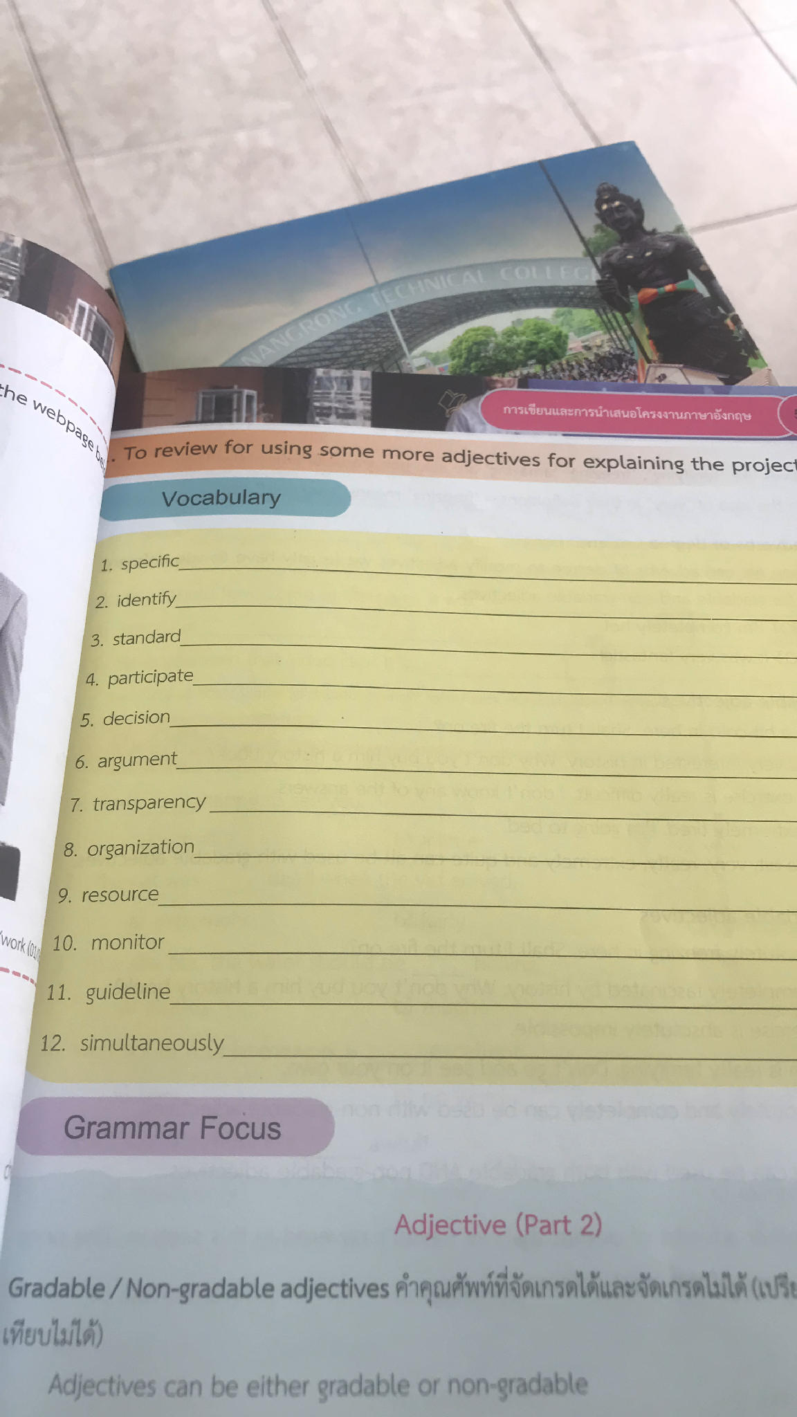 To review for using some more adjectives for | StudyX