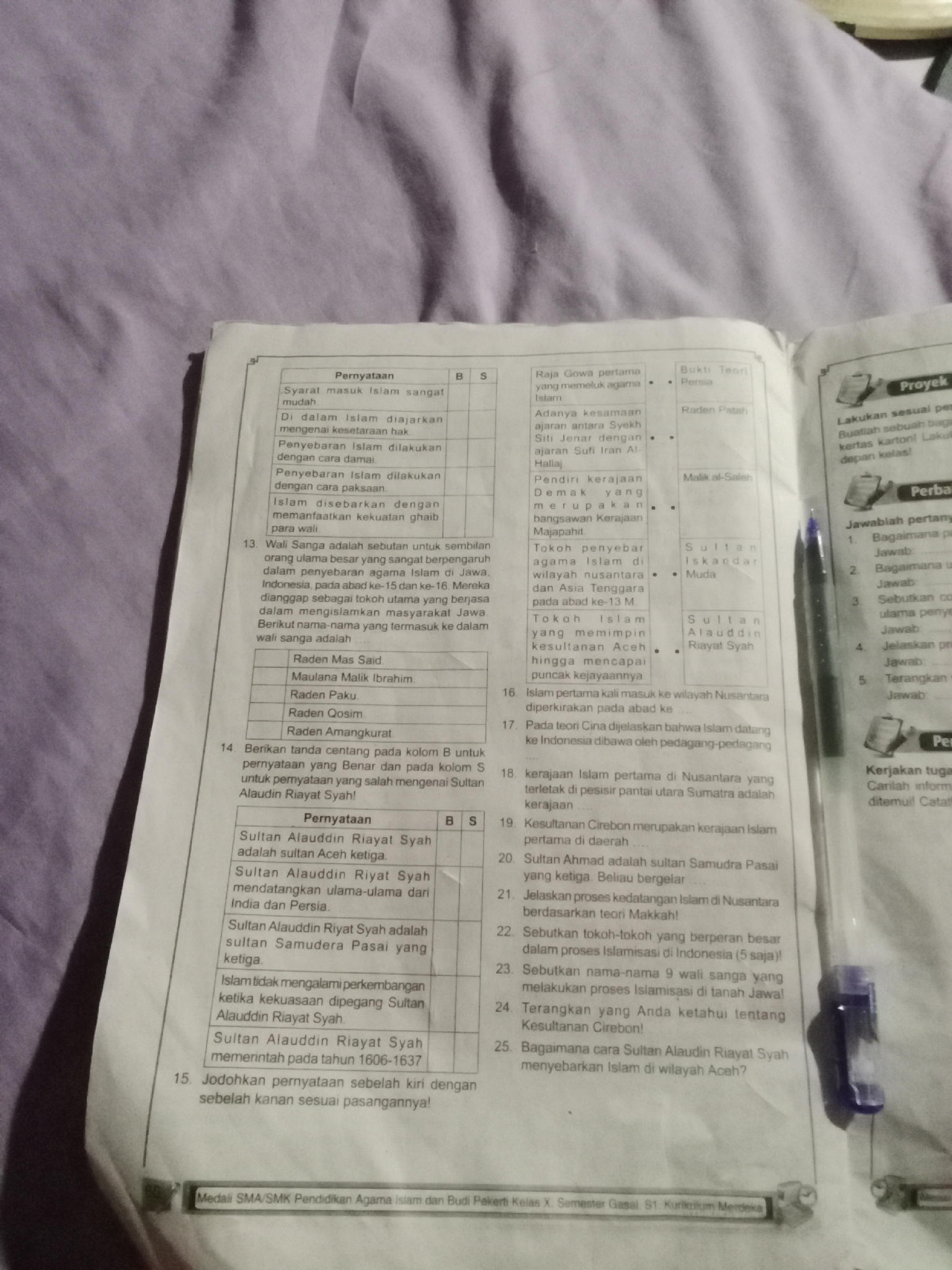 13. Wali Sanga adalah sebutan untuk sembilan | StudyX