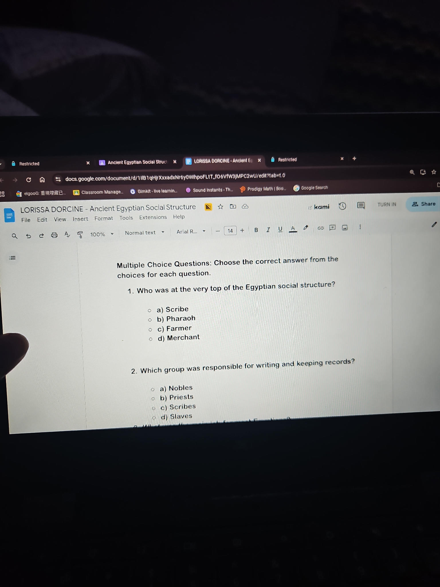 2. Which group was responsible for writing | StudyX