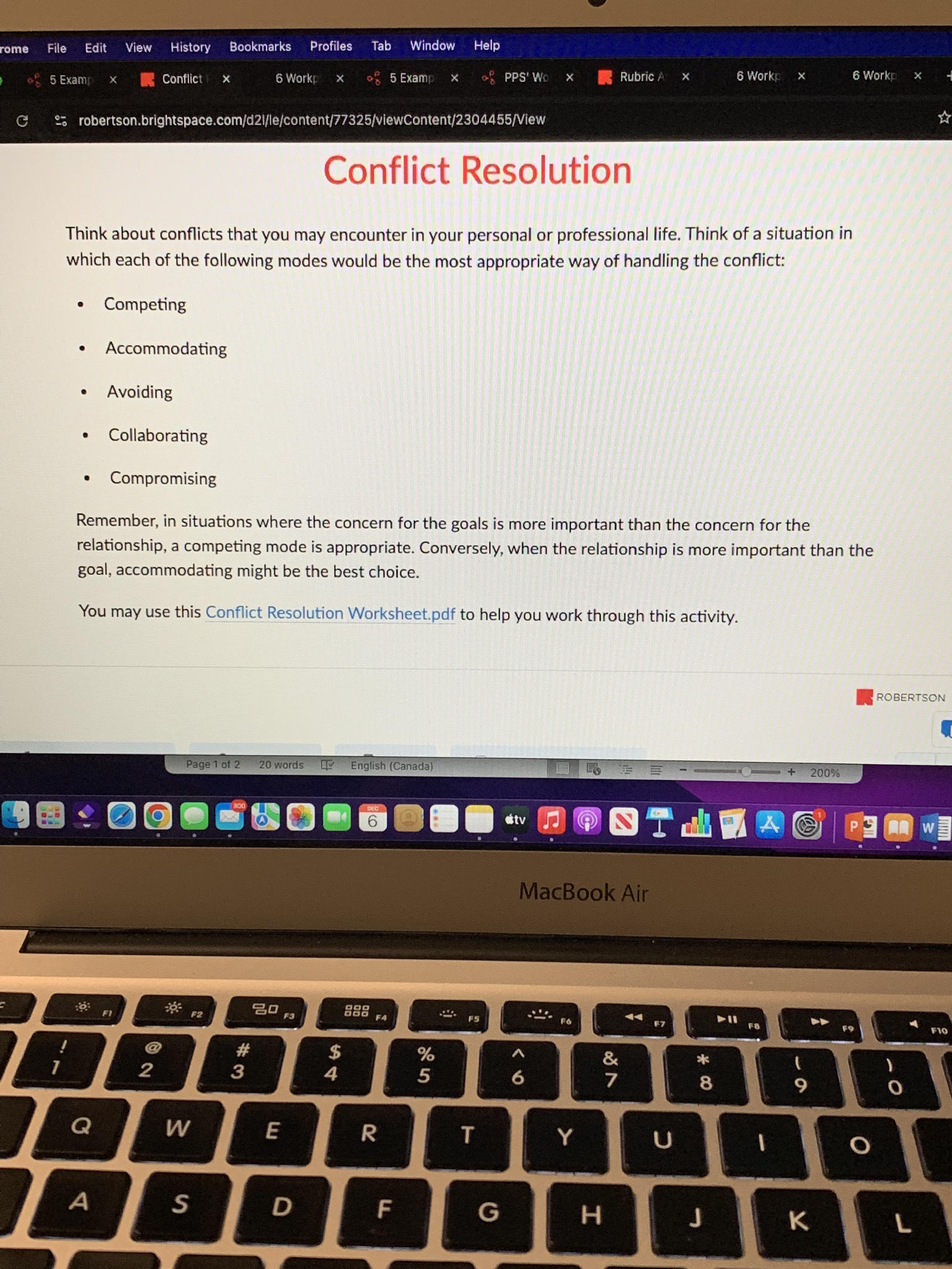 Conflict Resolution Think about conflicts | StudyX