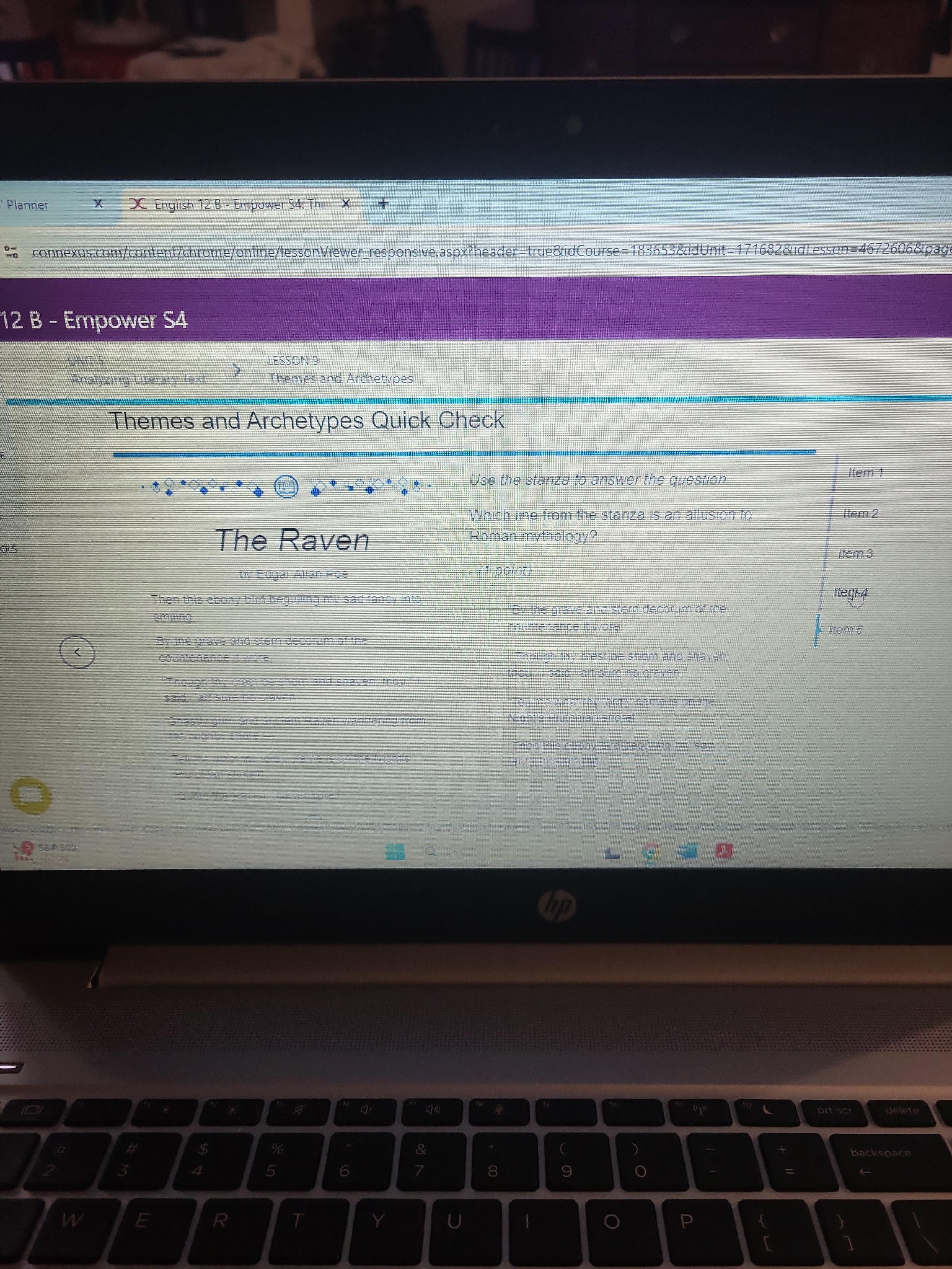 The Raven By Edgar Allan Poe [Stanza | StudyX