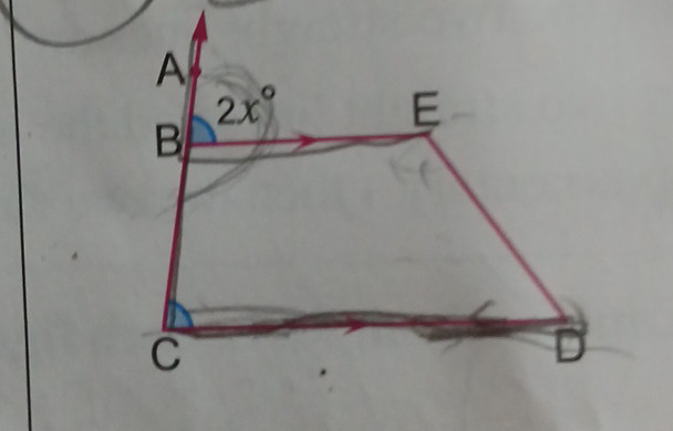 Geometry problem with angle calculation | StudyX