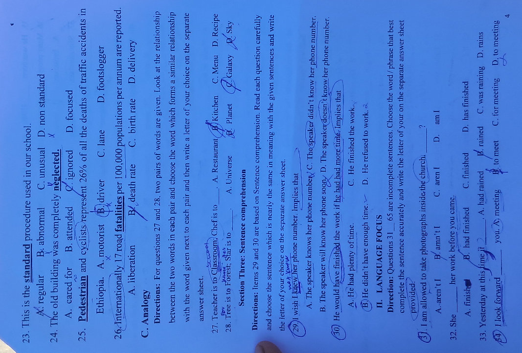 24. The old building was completely | StudyX