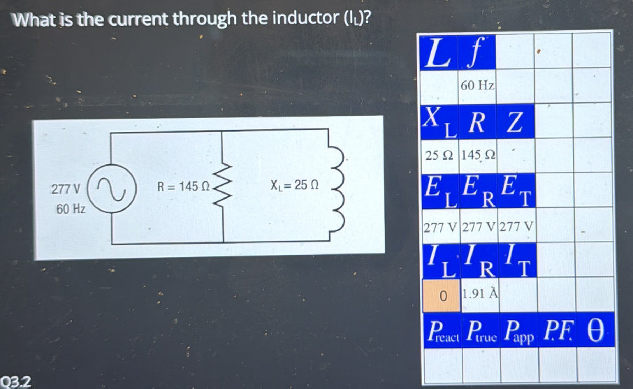 What is the current through the inductor | StudyX