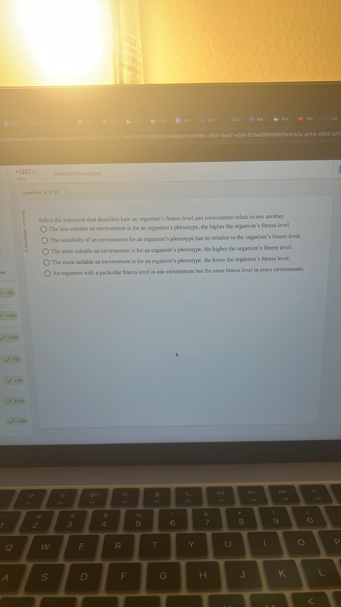 Select the statement that describes how an | StudyX