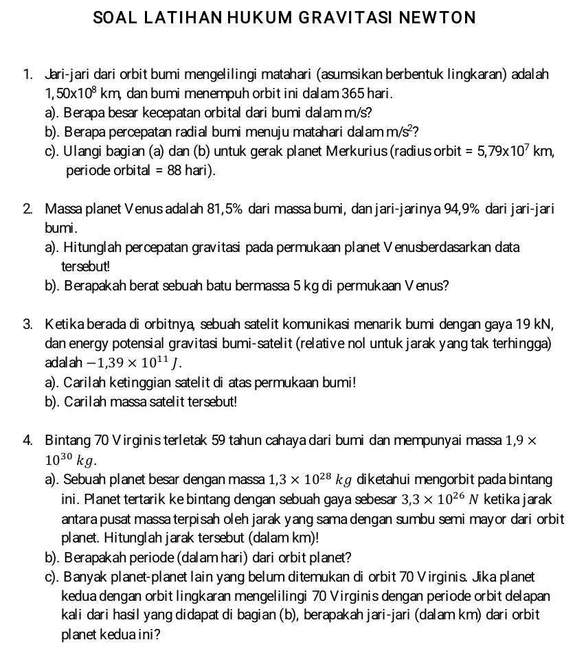 4. Bintang 70 Virginis terletak 59 tahun | StudyX