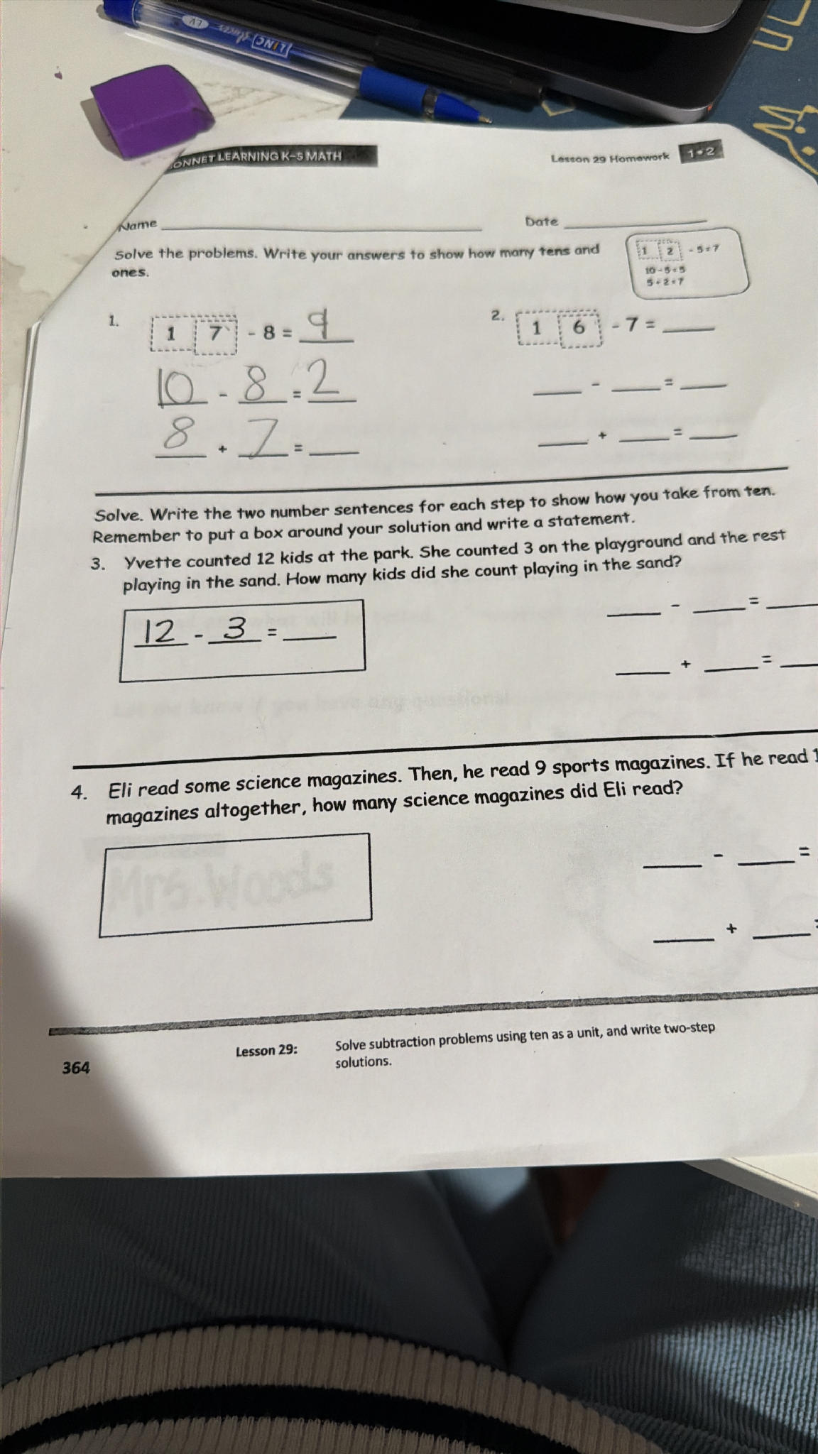Solve the problems. Write your answers to | StudyX