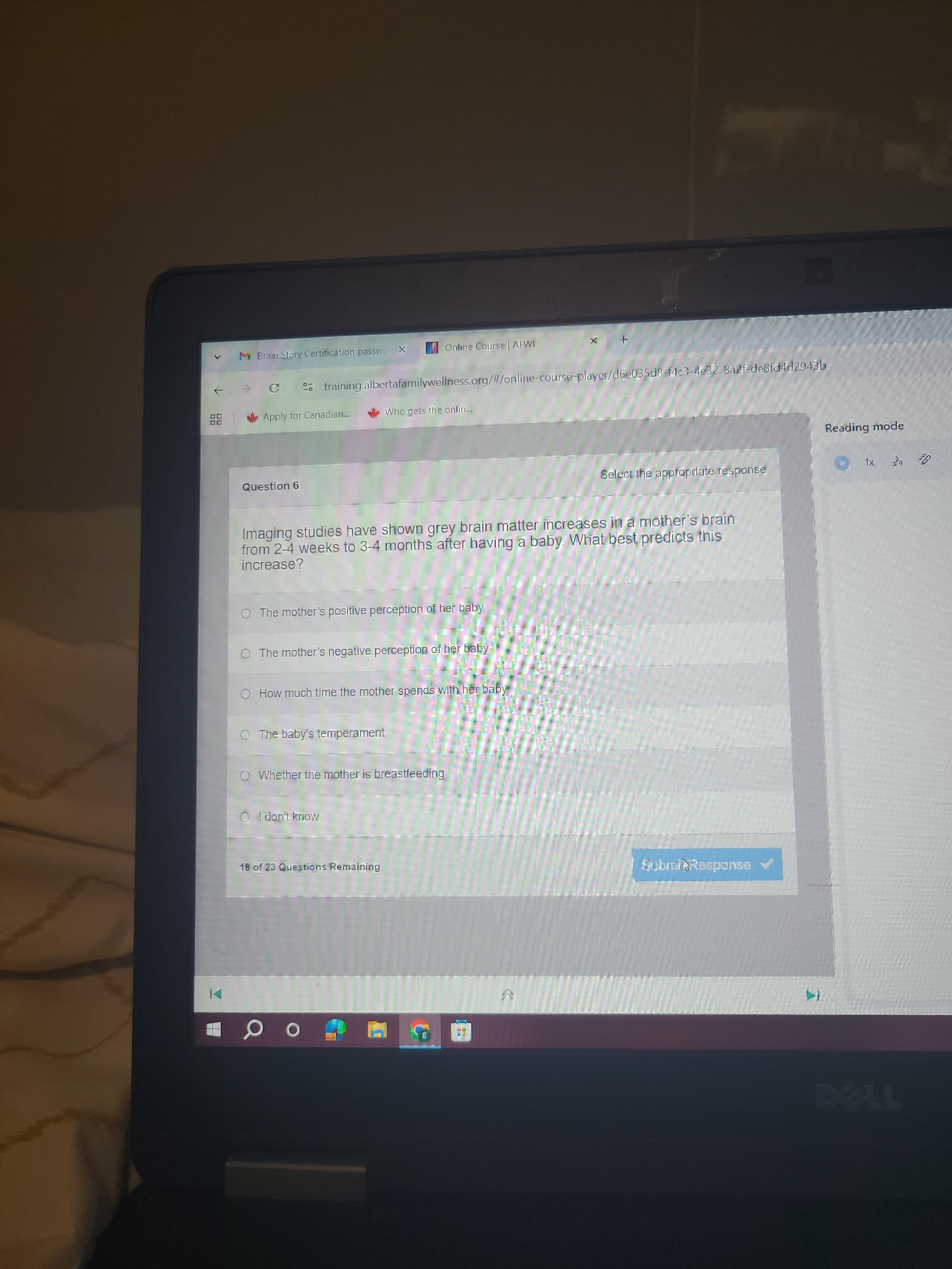 Question 6 Select the appropriate response | StudyX