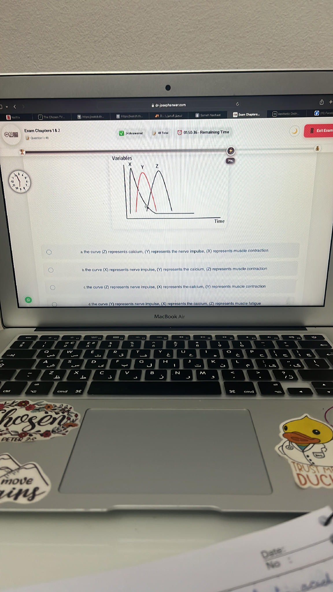 Variables [Here is a graph with three | StudyX