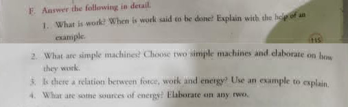 Is there a relation between force, work and | StudyX