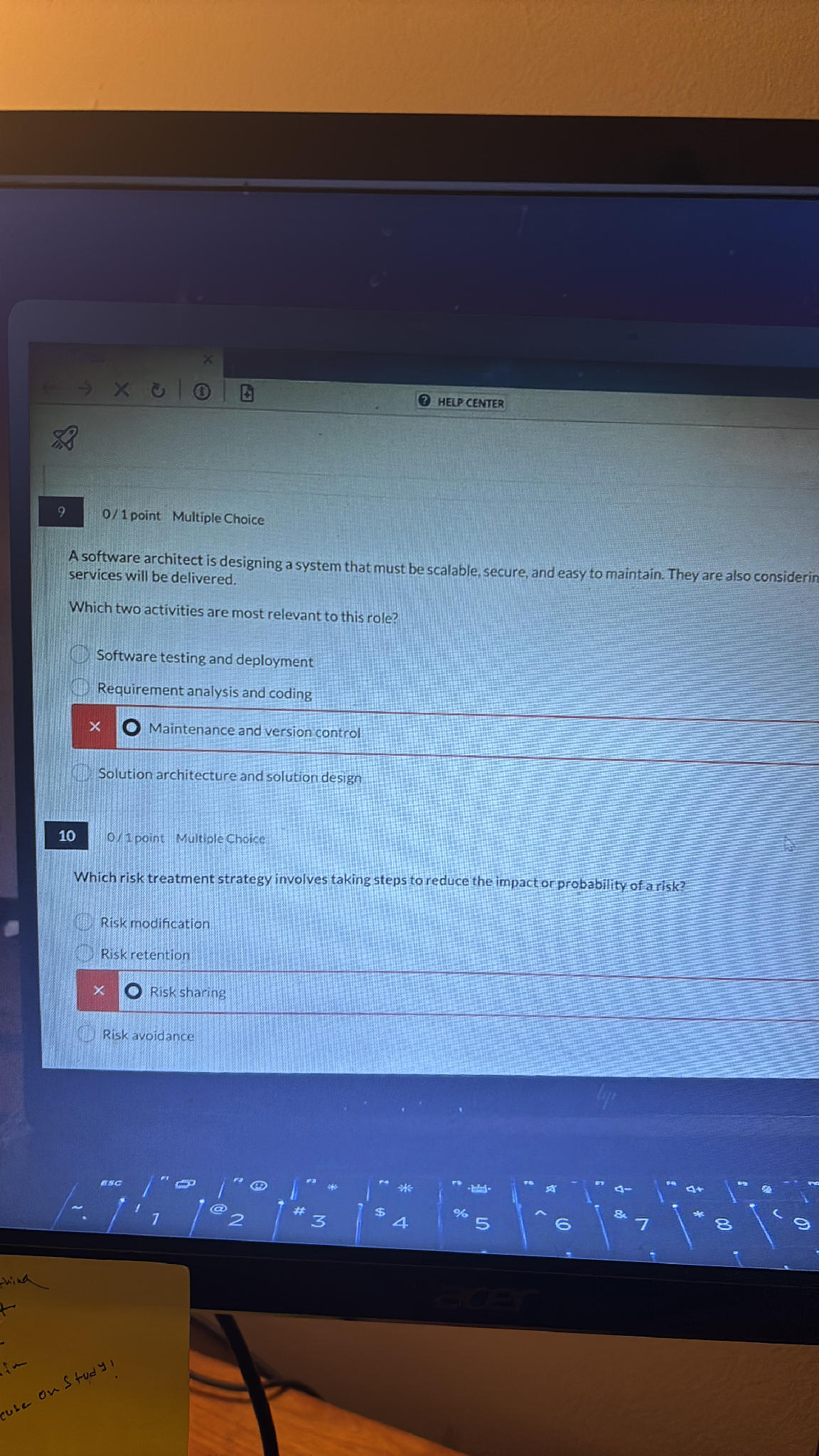 A software architect is designing a system | StudyX