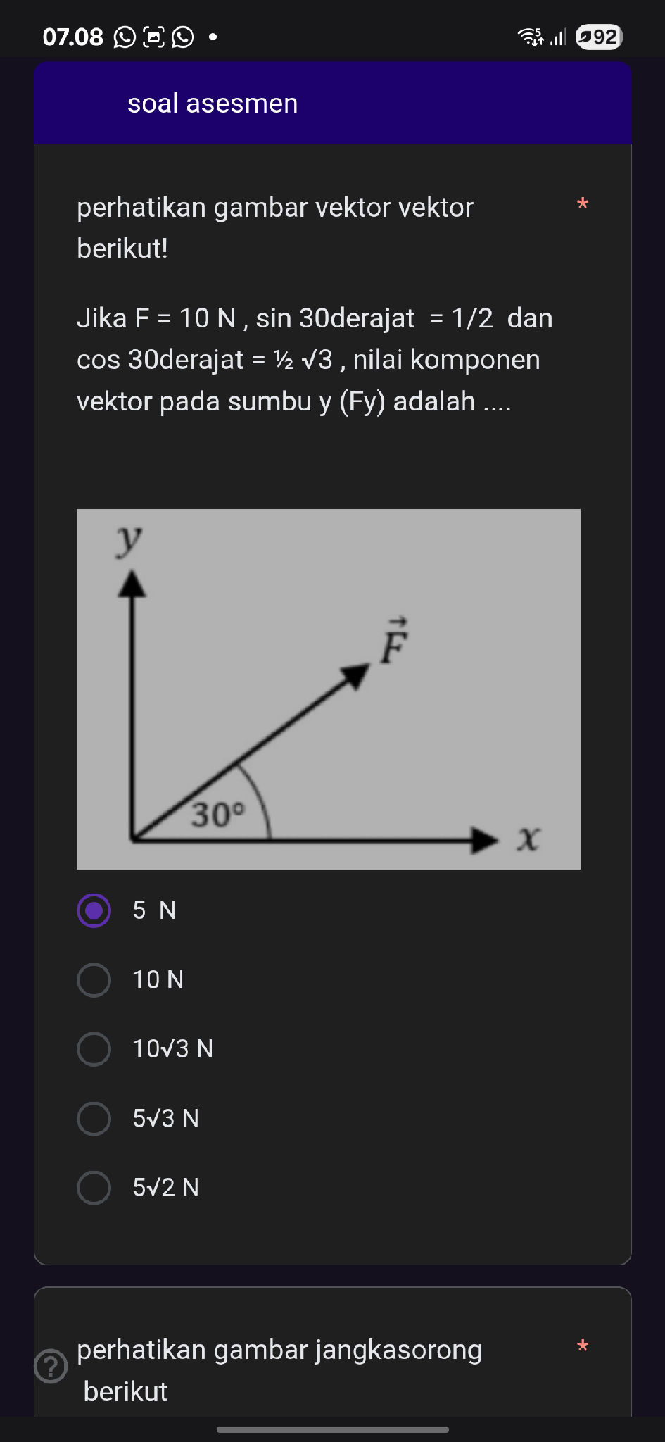 perhatikan gambar vektor vektor berikut! | StudyX