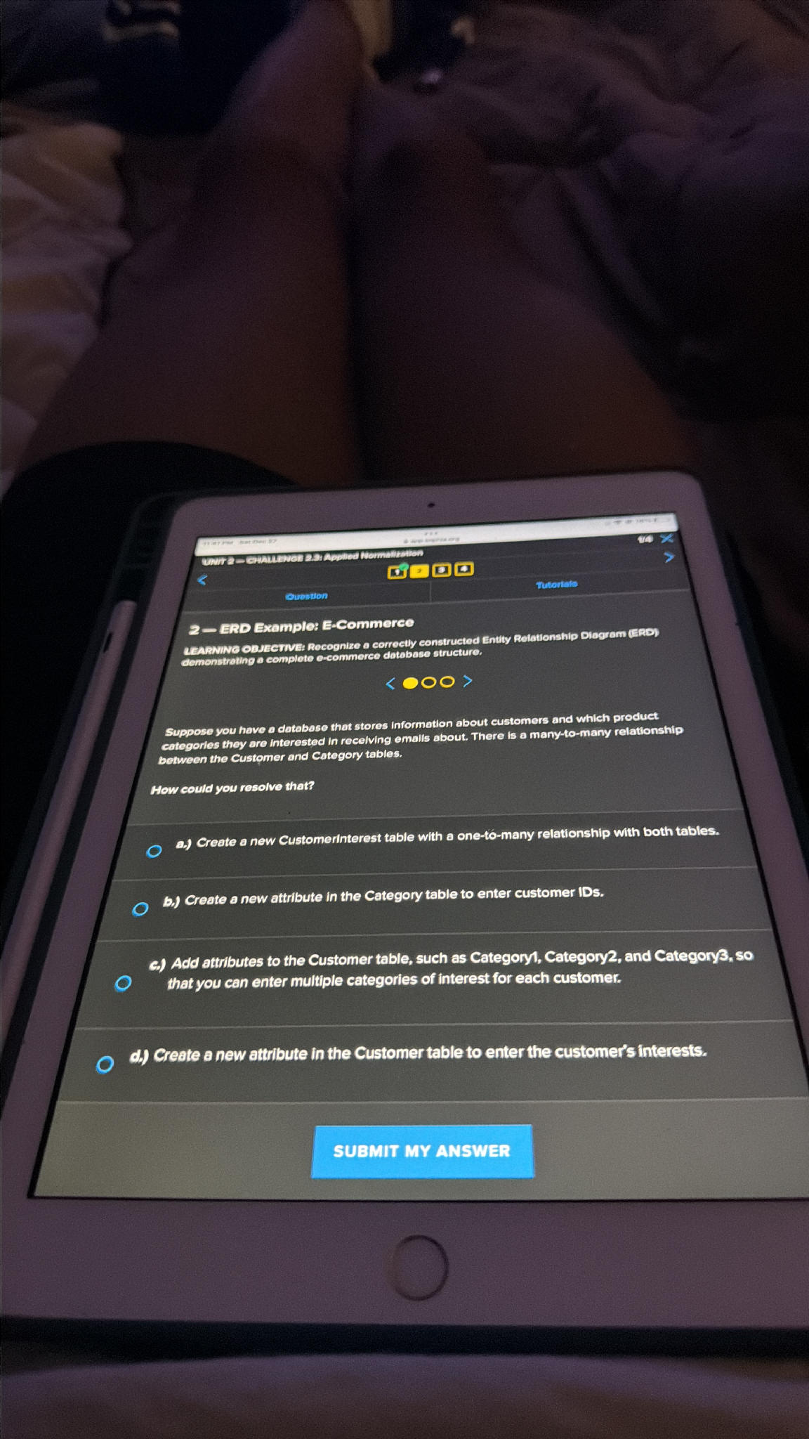 2 – ERD Example: E-Commerce LEARNING | StudyX