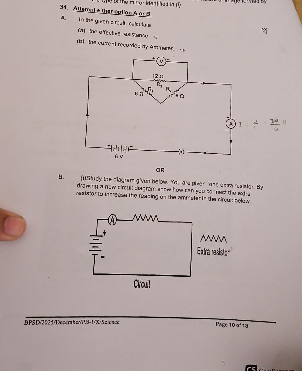 Attempt either option A or B. A. In the | StudyX