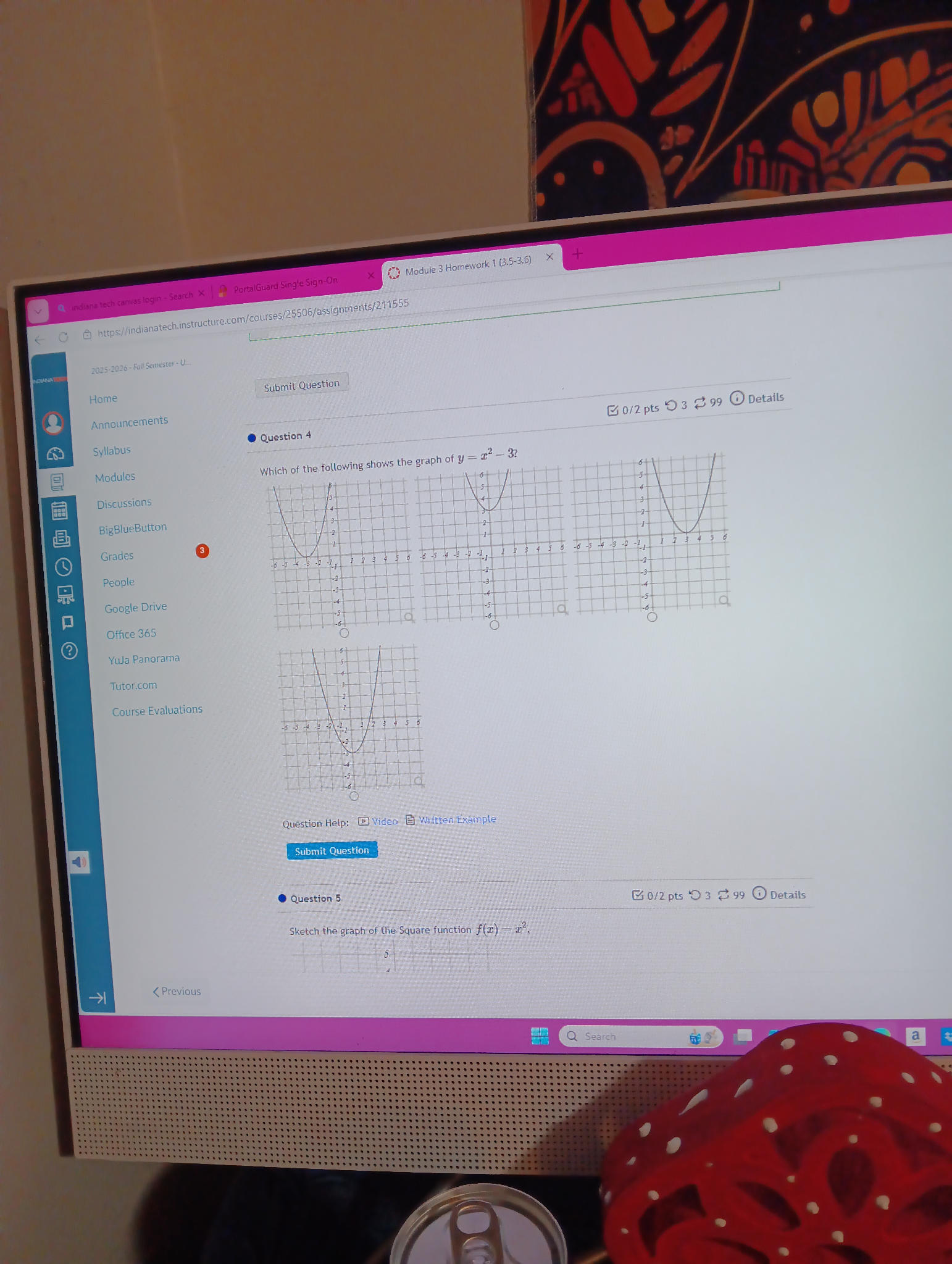 Which of the following shows the graph of $y | StudyX
