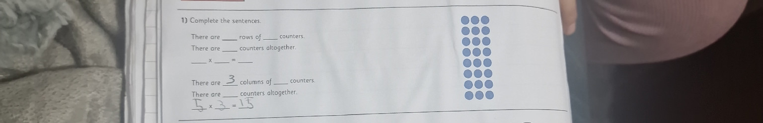 Complete the sentences. There are ___ rows | StudyX