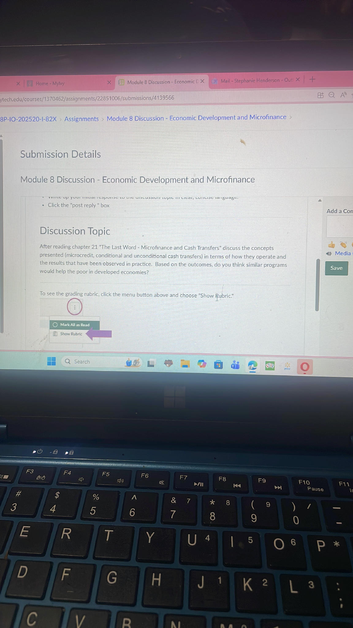 Module 8 Discussion - Economic Development | StudyX
