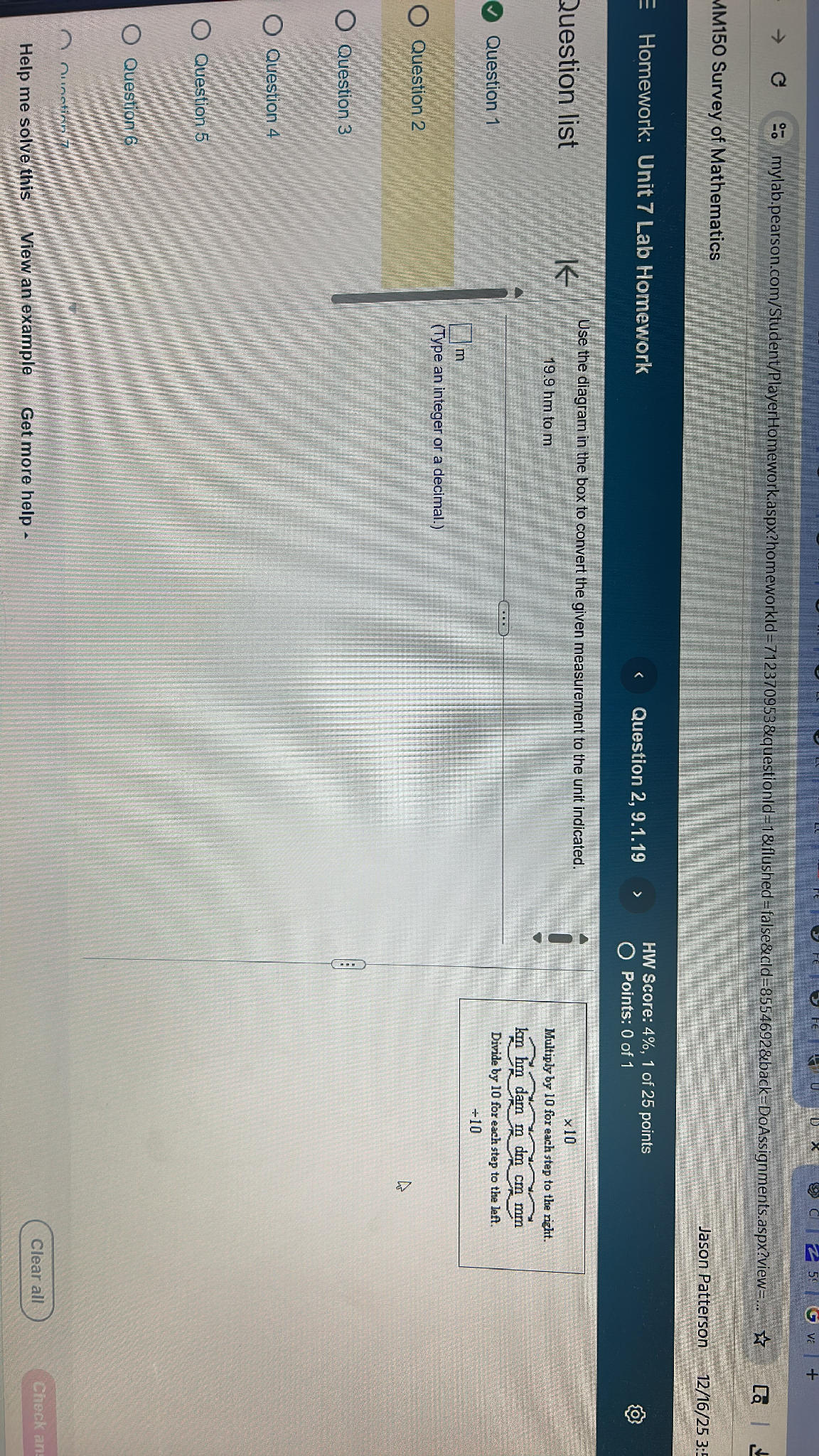 Use the diagram in the box to convert the | StudyX