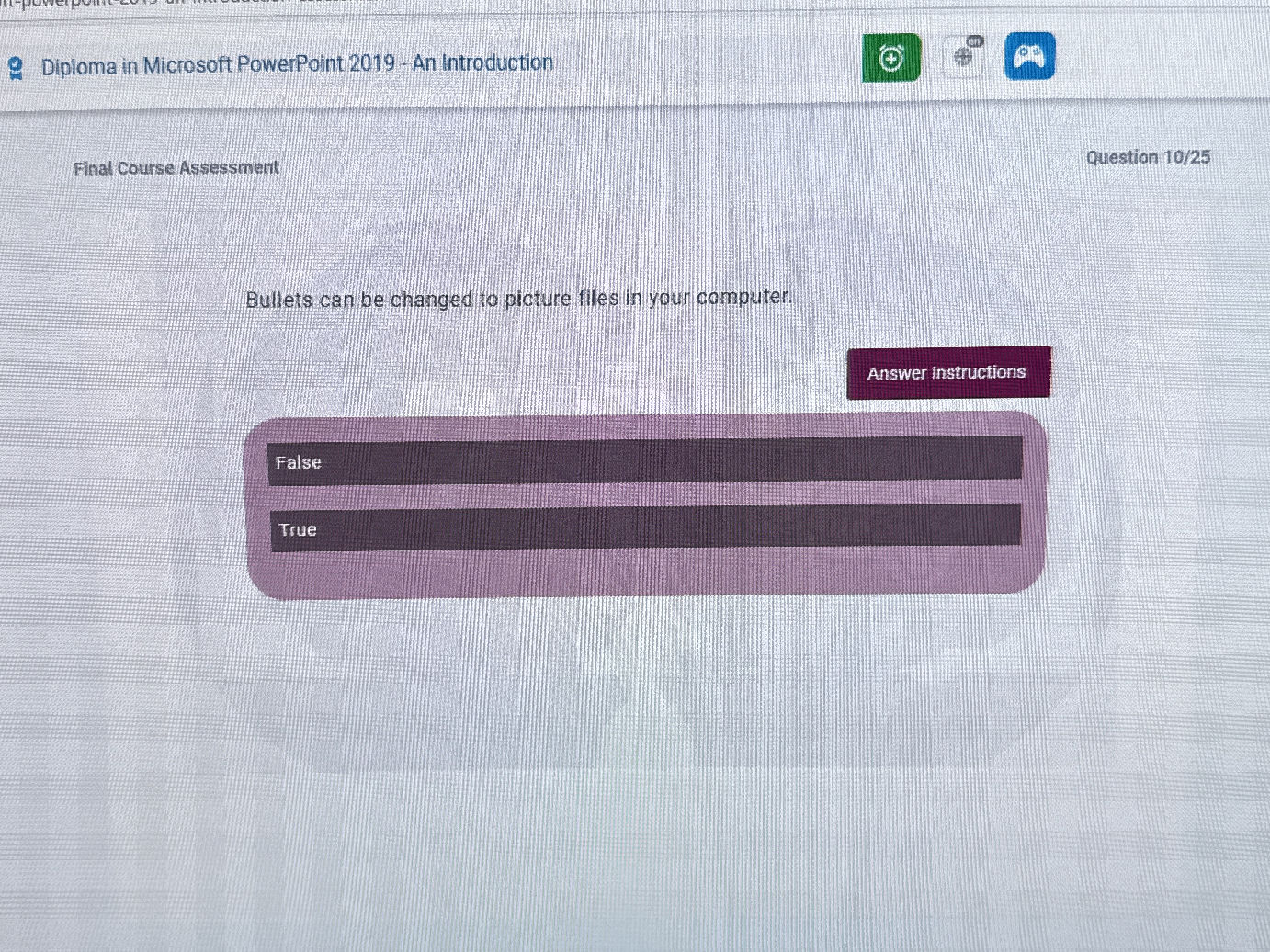 Bullets can be changed to picture files in | StudyX