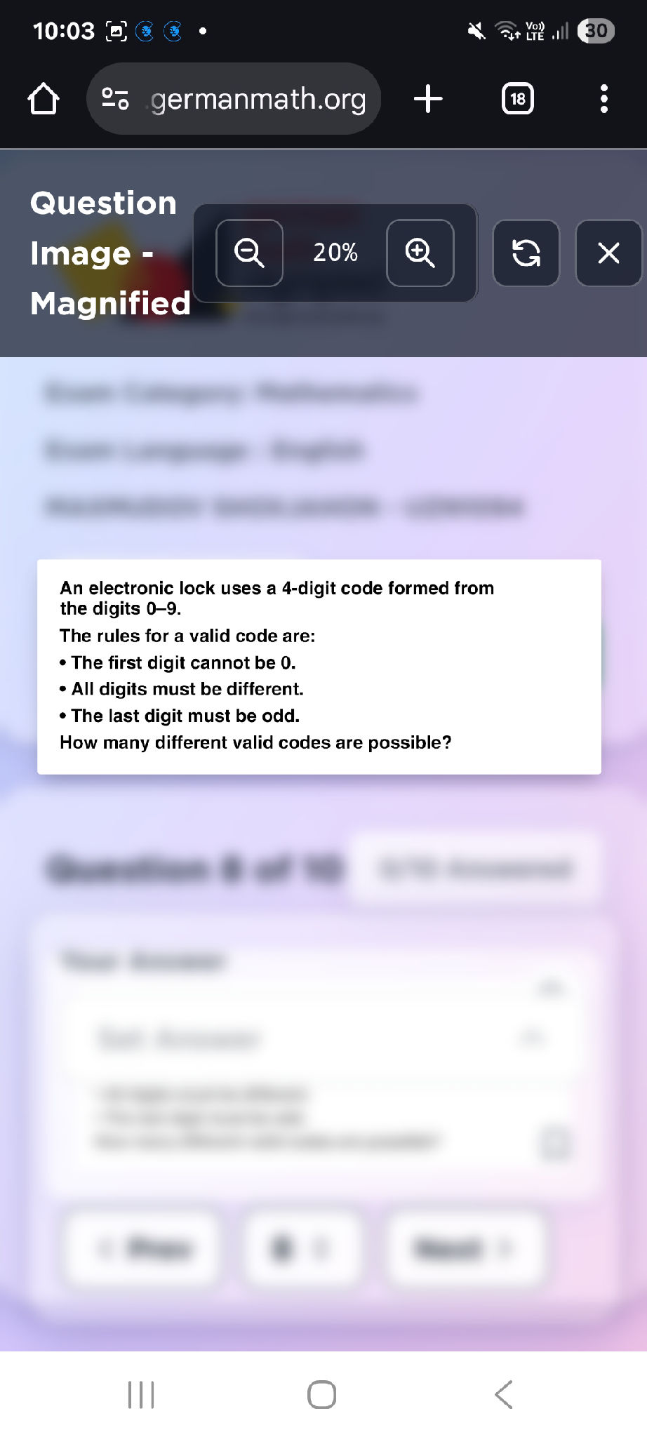 An electronic lock uses a 4-digit code | StudyX
